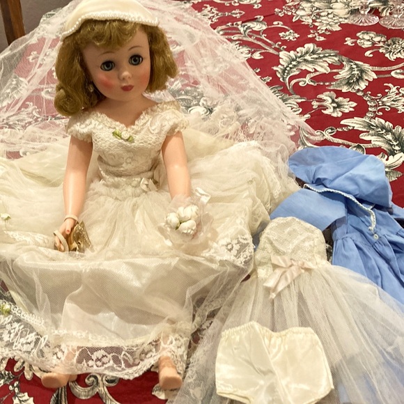 Toys | Vintage 195s American Character Bride Doll With Accessories ...